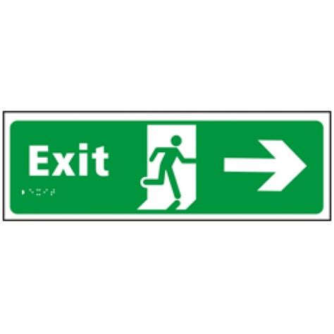 Exit Running Man Arrow Right Sign Access And Escape