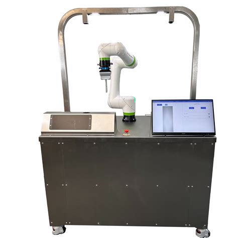 Automated Visual Inspection Station With Robotic Arm Axom Solutions