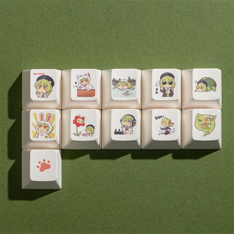 Utyping Neko Touch Cherry Profile Keycaps Set Mechkeysshop