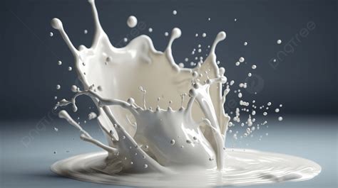 Milk Splash In 3d Rendered Motion Background Milk Splash Milk Flow