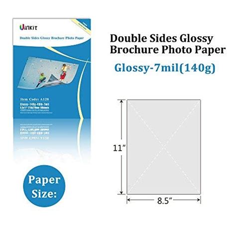 Buy Sheets Thin Double Sided Brochure Photo Paper Glossy X Inkjet Lb Gsm Picture