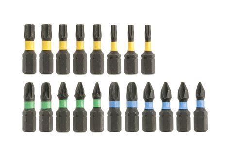 Impact bits 20 pcs mix 25 mm Högert Technik