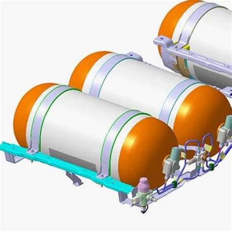 70mpa Hydrogen Storage Tank 700 Bar Hydrogen Tank For Car 700 Bar