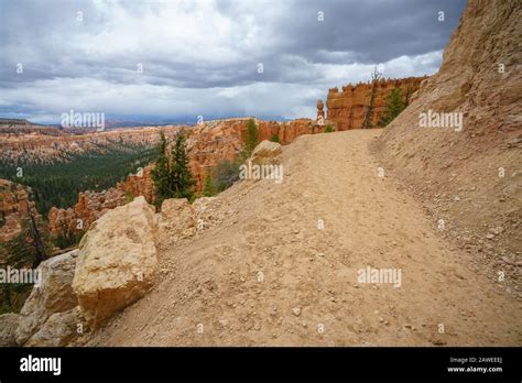 Hiking The Peek A Boo Loop In The Bryce Canyon National Park In Utah In