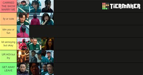 Squid Game Character Tier List Community Rankings TierMaker