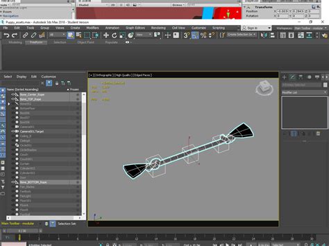 Rope Basic Bones In Max Trying To Use Physics Unity Engine Unity Discussions