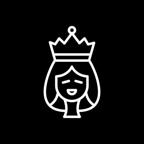 Queen Vector Icon Design 20608707 Vector Art At Vecteezy