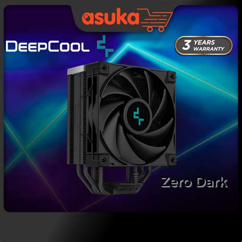 Deepcool Ak400 Performance Cpu Cooler Digital Black White Zero Dark Shopee Malaysia