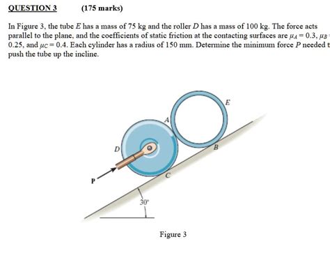 solved question3 175 marks in figure 3 the tube e has a