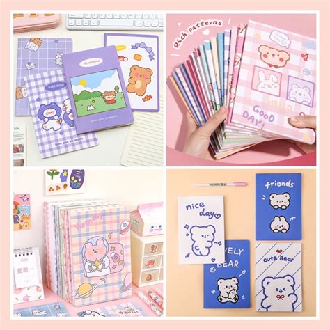 Ready Stock A5 CREATIVE NOTEBOOK SIZE 20 5cm X 13 7cm Babe Office Stationery Diary Book