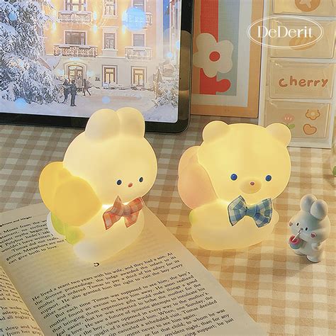귀여운 튤립베어 곰 토끼무드등 Led취침등 수유등 인테리어 미니 램프 조명 에이블리