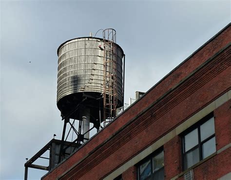 Wassertank Auf Dem Dach Foto And Bild Nyc Usa World Bilder Auf