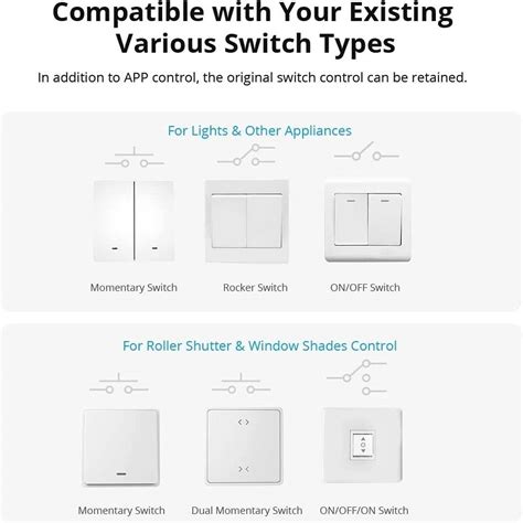 Sonoff DUALR Lite Dual Relay Two Way Smart DIY Switch External Switch Control In Both Motor