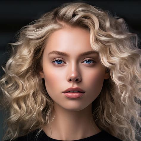 Premium Ai Image Beauty Female Face Ai Generative