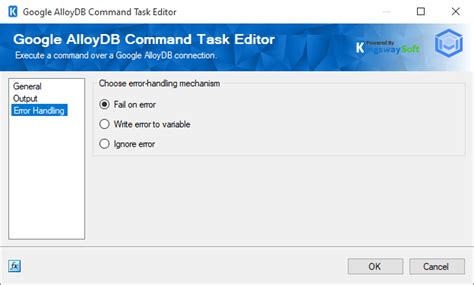 Help Manual Alloydb Comnnand Task Component