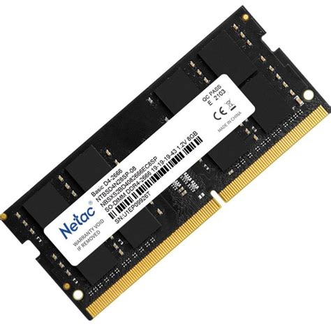 Netac Basic SO DIMM DDR4 3200MHz 8GB CL22 PcComponentes
