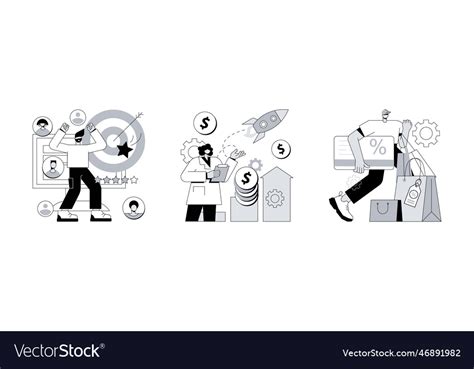 Customer Engagement Abstract Concept Royalty Free Vector