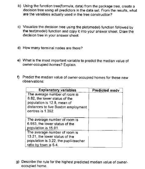 question 4 the boston data set from the package mass