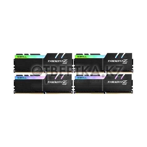 Комплект модулей памяти G Skill Tridentz Rgb F4 3200c16q 128gtzr купить в Алматы цена оптом и в