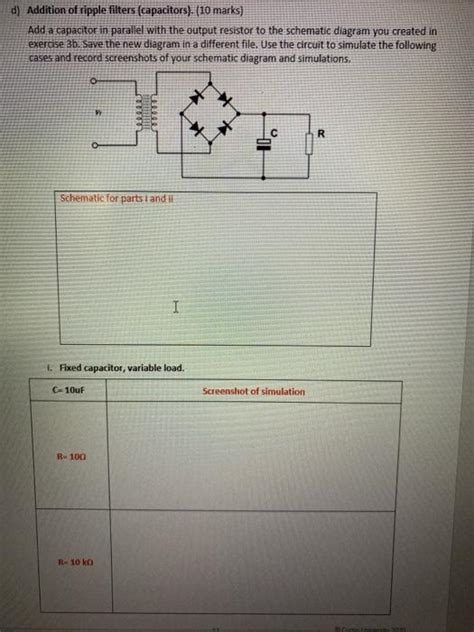 Solved Simulation Of Rectifying Circuits Marks Chegg