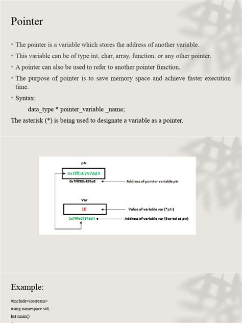 4 Pointers Pdf Pointer Computer Programming Computer Engineering