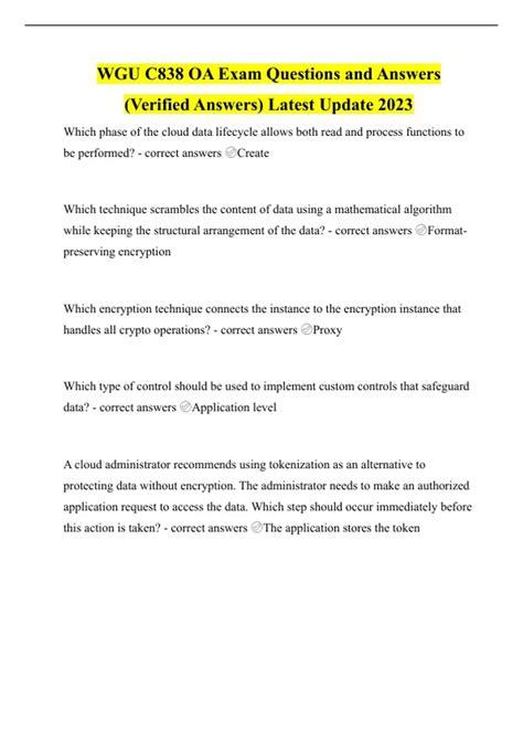 wgu c207 data driven decision making questions and answers best grades