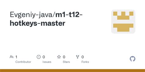 Github Evgeniy Javam1 T12 Hotkeys Master