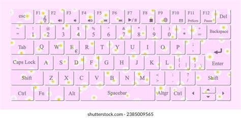 Qwerty Keyboard Layout Vector Qwerty Keyboard Vector Art Icons And