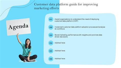 Agenda Customer Data Platform Guide For Improving Marketing Efforts Mkt Ss Ppt Powerpoint