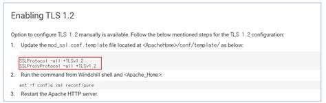 solved how to enable both tls1 2 and tls1 3 in windchill ptc community