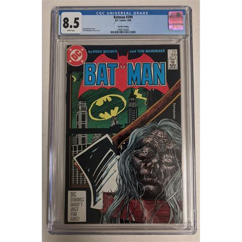 1986 Batman Issue 399 Dc Comic Book Cgc 85 Pristine Auction