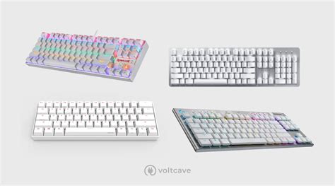 The 7 Best White Gaming Keyboards For Your All White Setup Voltcave