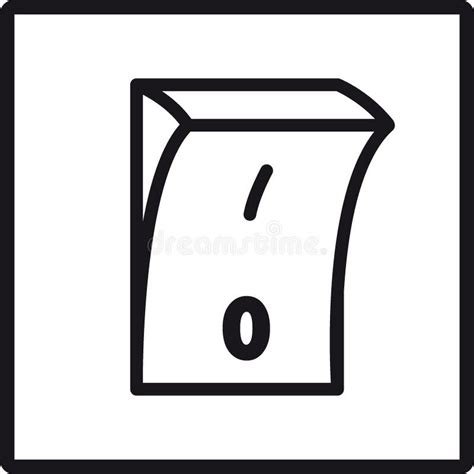 Electric Switch Icon Design Turning It On Or Off Stock Vector Illustration Of Light Home