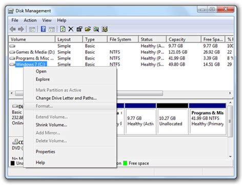 make disk partitions on your pc