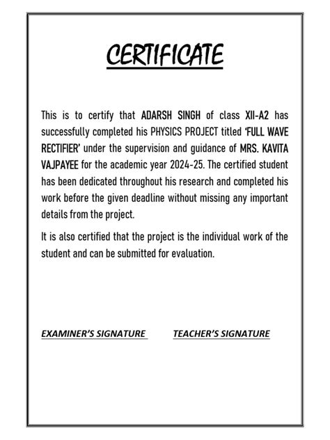 Full Wave Rectifier Project Pdf Rectifier Direct Current