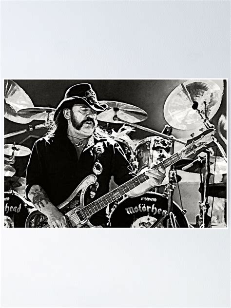 Motörhead Lemmy Kilmister Art Print Heavy Metal Speed Metal Hard Rock
