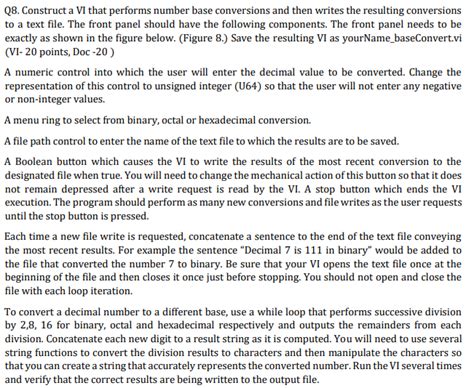 Q8 Construct A Vi That Performs Number Base