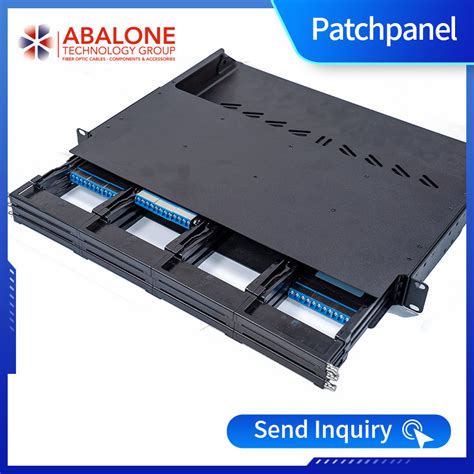 Abalone Factory Supply FTTH Patch Panel Sc LC FC St Port Fiber Optic Patch Panel For