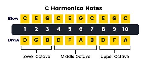 Learn The C Blues Harp Notes Bends And Positions