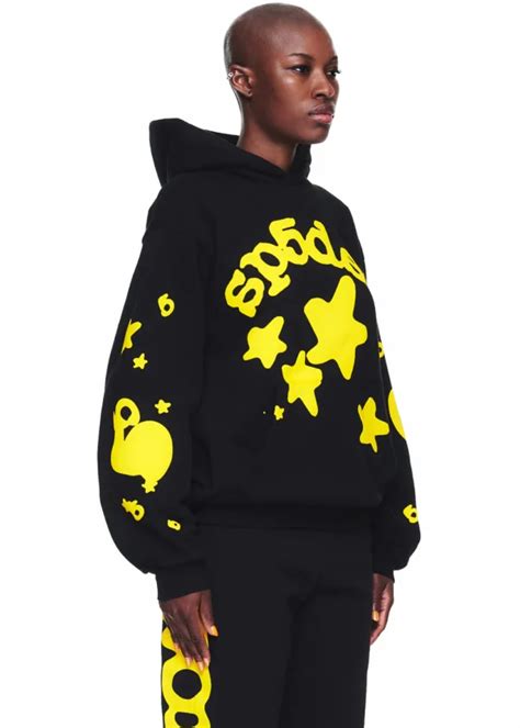 Sp5der Beluga Hoodie Onyxyellow