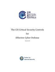 The CIS Critical Security Controls For Effective Cyber Defense Pdf The CIS Critical Security