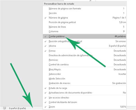 Como Contar Palabras Y Caracteres En Word Plantillasdoccom