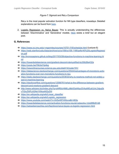 Logistic Regression Classifier Conceptual Guide Pdf