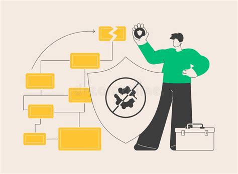 Business Continuity And Disaster Recovery Abstract Concept Vector Illustration Stock Vector