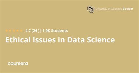Ethical Issues In Data Science Coursya