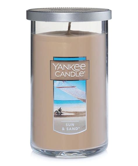 Yankee Candle Sun And Sand 12 Oz Perfect Pillar Candle Yankee Candle