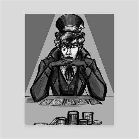 Inktober 2022 Bluff An Art Canvas By Yokai Boi Inprnt