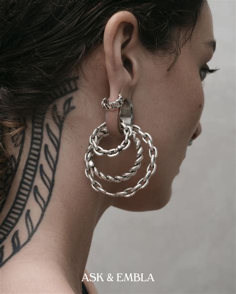 Cellar Chain Hangers Ask And Embla Body Jewelry Ear Jewelry Shop