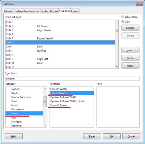 How Do Hide And Unhide Columns Please English Ask LibreOffice