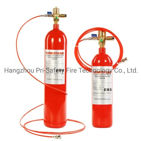 6kg Co2 Fire System With Valve Automatic Co2 Fire System And Co2 Fire